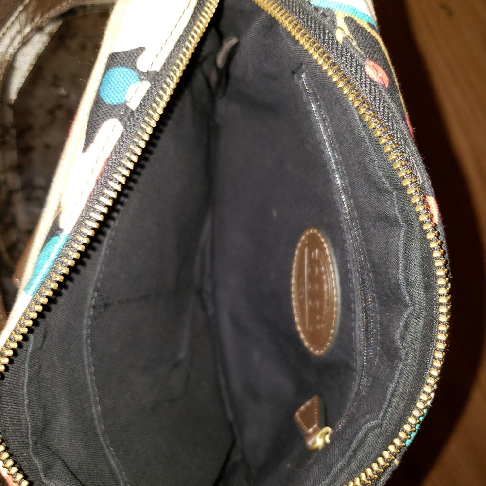 Brand New Fossil Multi Colored Purse - Gem